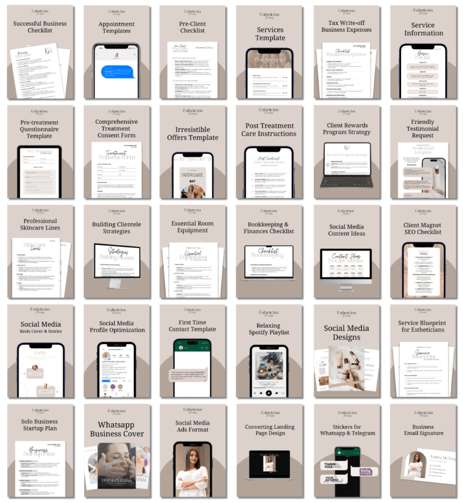 Starter kit – Esthetician Mentorship